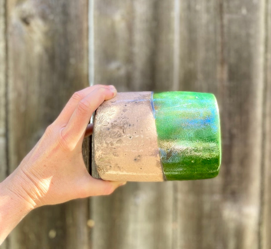 Green Beatle Vase – Madison Webster Ceramics