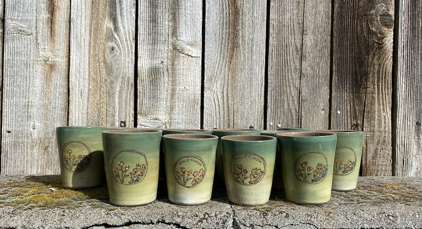 Custom Wedding Tumbler – Madison Webster Ceramics
